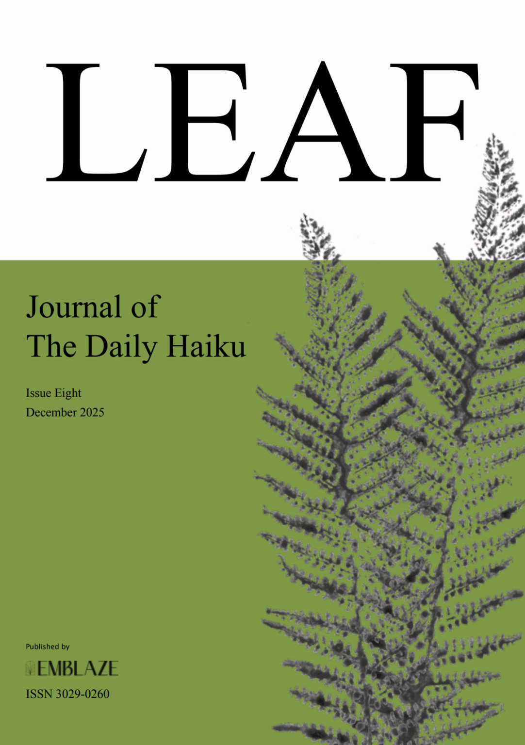 LEAF - Journal of The Daily Haiku – Leon Tefft